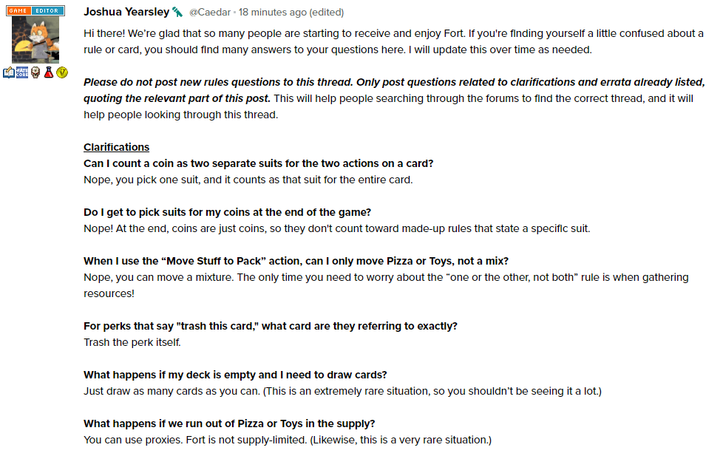 Fort Card Game | Leder Games