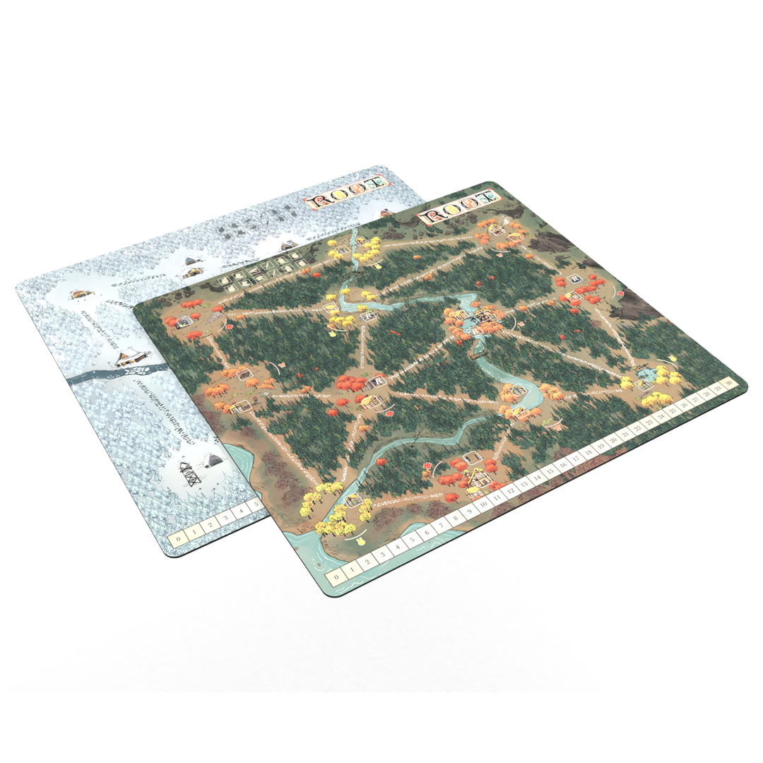 Root: Playmat, Fall/Winter – Leder Games