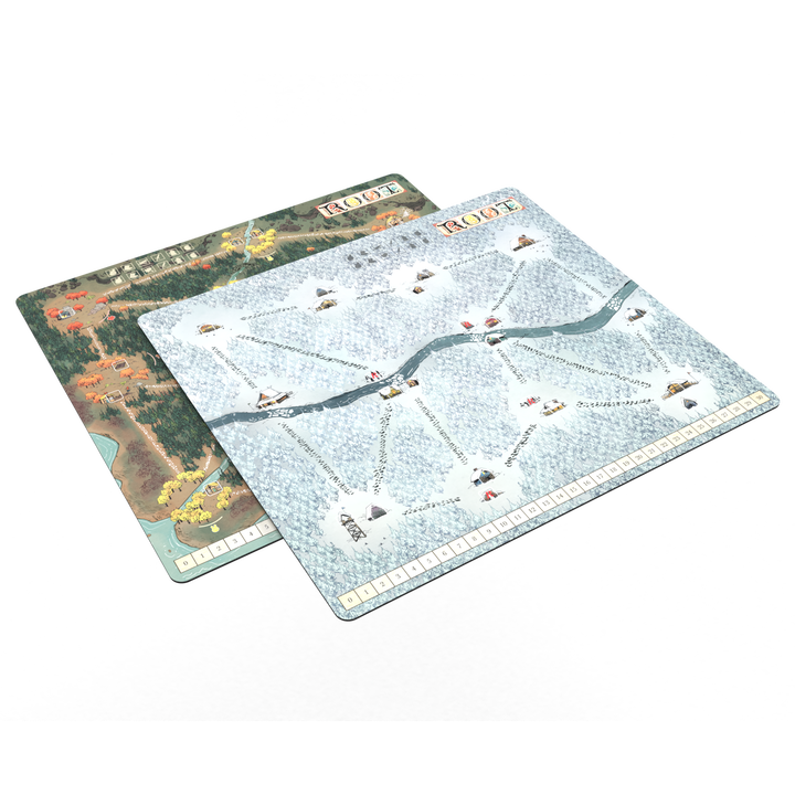 Root: Playmat, Fall/Winter – Leder Games